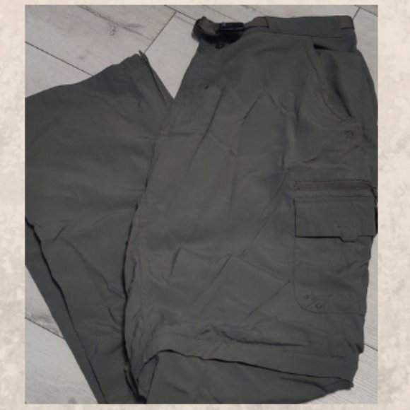 Alpine Design | Pants | Mens Alpine Convertible Outdoor Olive 2in Cargo ...